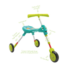 Scuttlebug, Scramblebug, Scootiebug | The Bugs